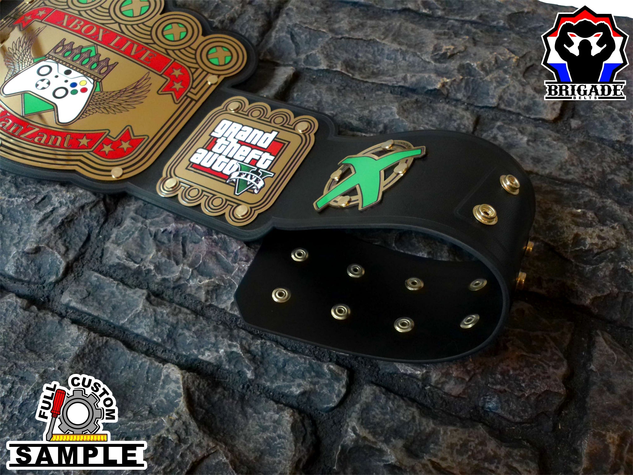 Full Custom Championship Belt - Build Your Belt - Silver