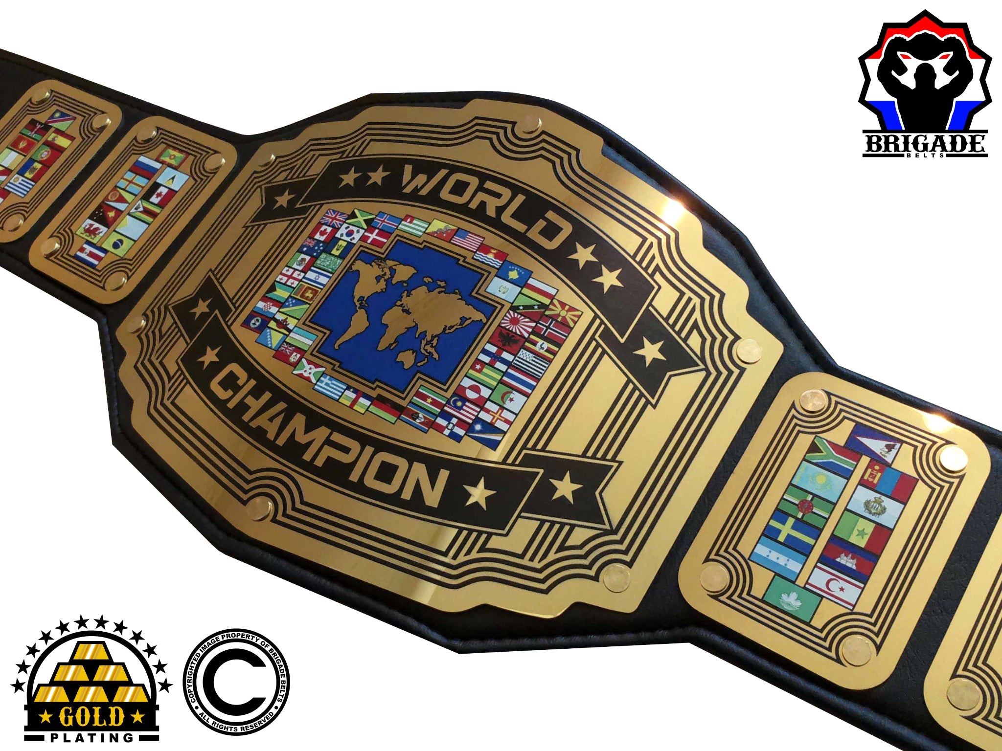 World Championship Belt - Legend Series - Gold