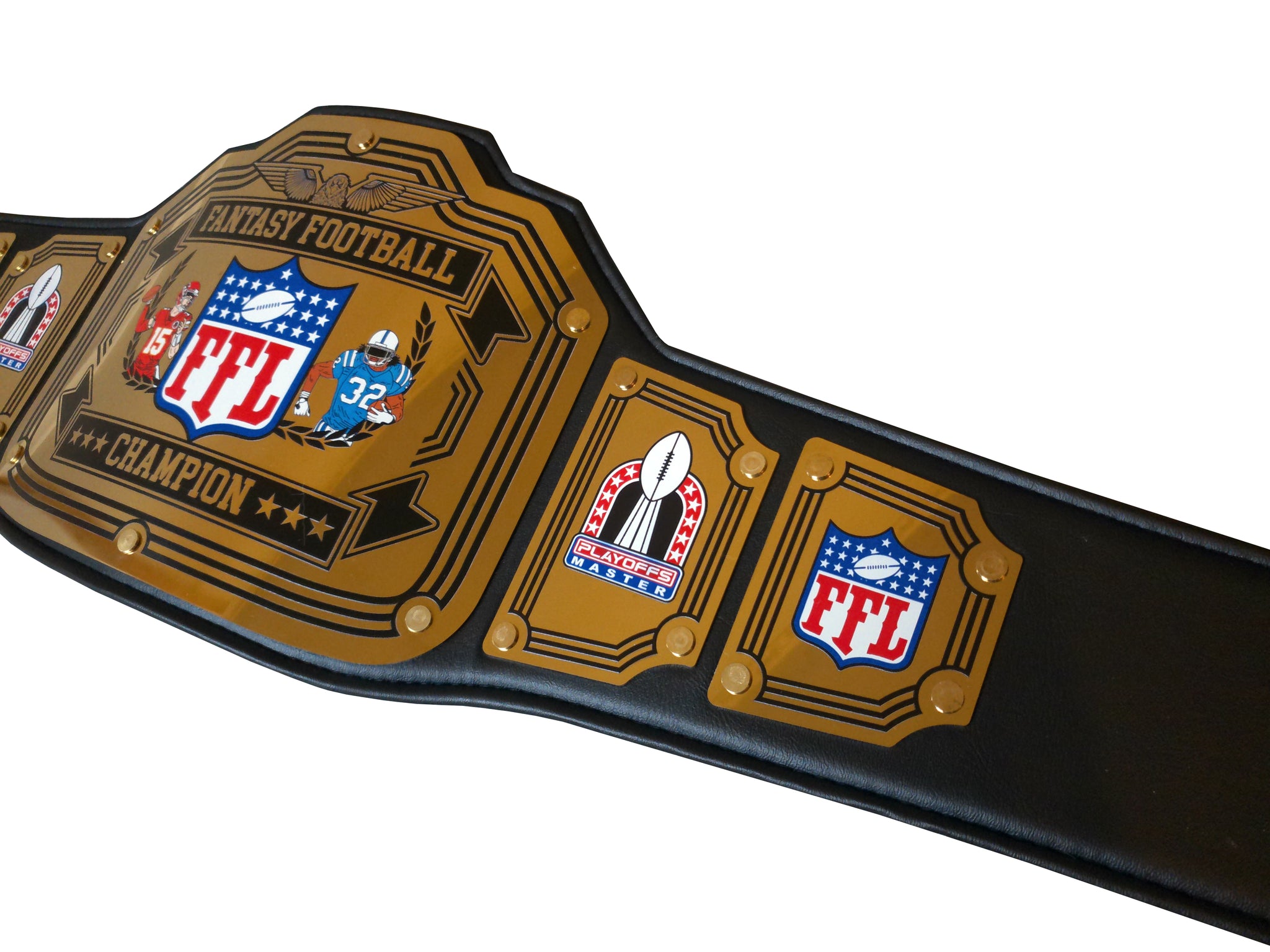 Fantasy Football Championship Belt - Enforcer Series - Gold